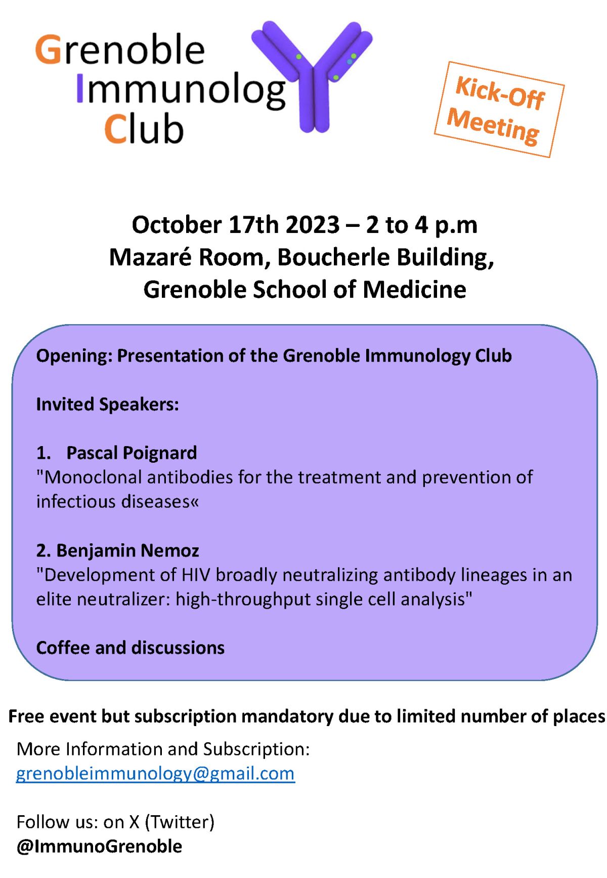 Grenoble Immunology Club - IAB Grenoble
